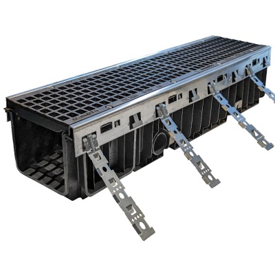 Taurus 200 Drainage Channel x 1m D400 Grating | Drainage Channel