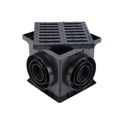 Bielbet Catch Basin/Yard Drain Unit B125 Cast Iron Grate | Drainage Channel
