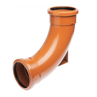 110mm 87.5° Double Socket Rest Bend