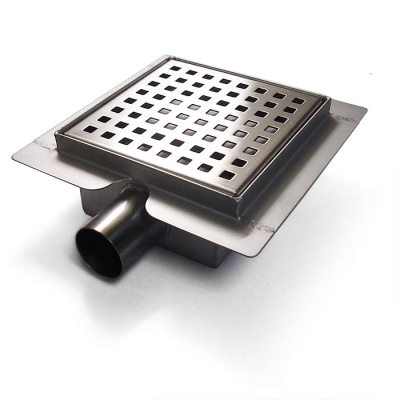 Square Stainless Steel Shower Drain Laser Cut Square Grate| Drainage ...