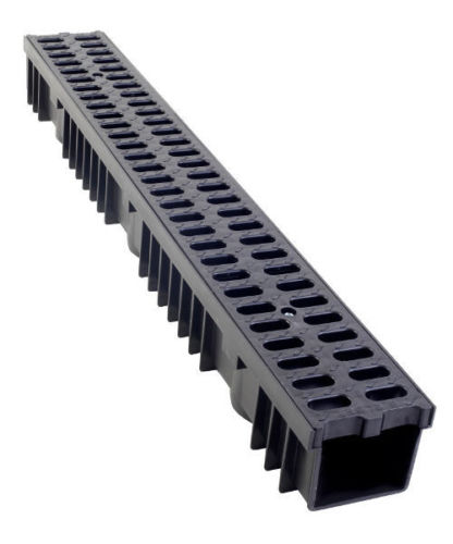 Bielbet A15 Drainage Channel x 1m Plastic Grate | Drainage Channel