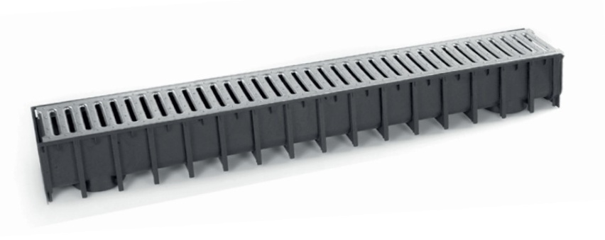 SABdrain Channel x 1m A15 Galvanised Grate | Drainage Channel