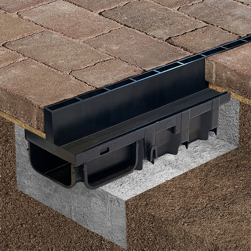 Pegasus Centre Slot Drain 60mm Upstand x 1m | Drainage Channel