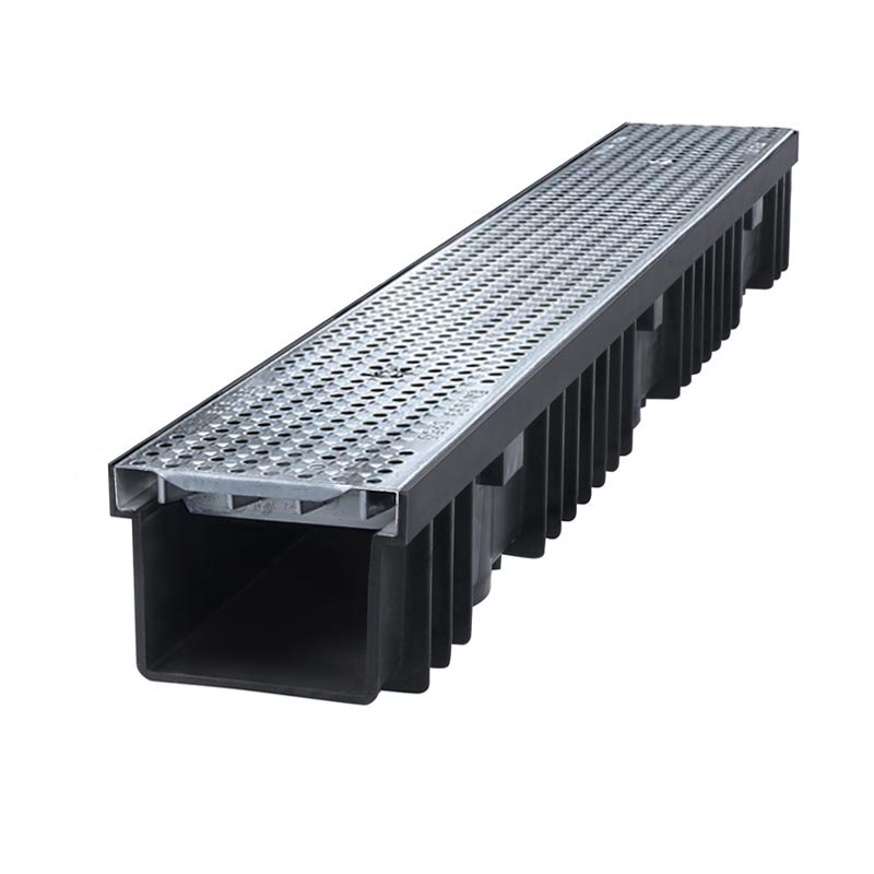 Bielbet C250 Drainage Channel x 1m Galvanised Steel Grate | Drainage ...