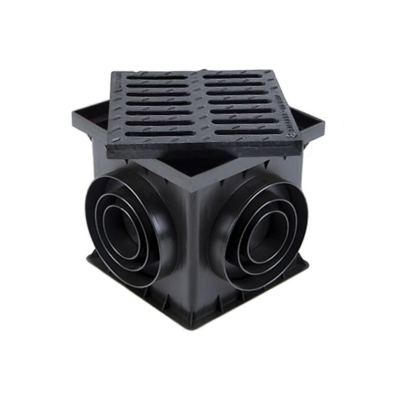 Bielbet Catch Basin/Yard Drain Unit B125 Cast Iron Grate | Drainage Channel