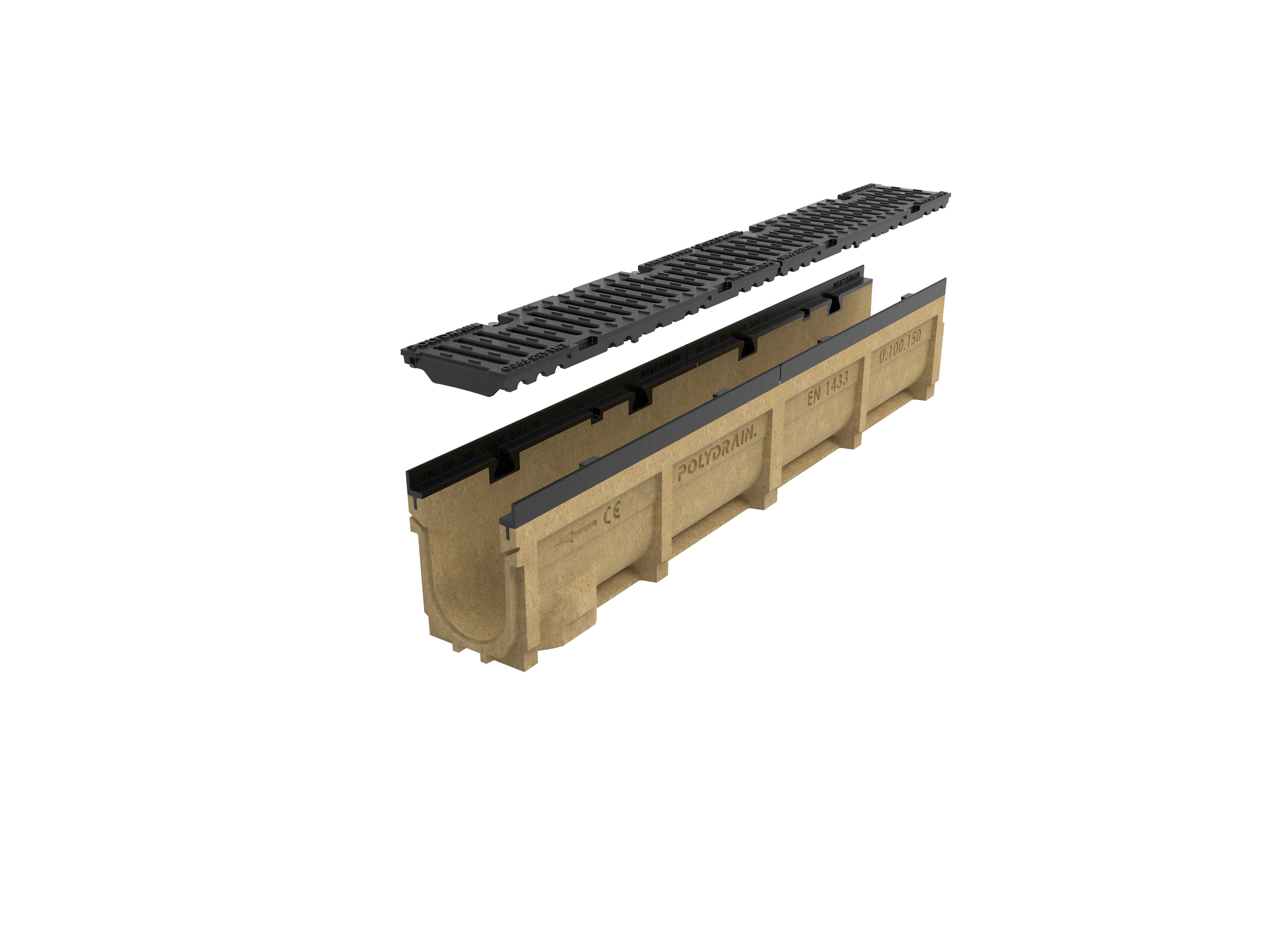 F900 Channel Heelguard D/I Grate x 1m | CD-F10-12.5 | Drainage Channel