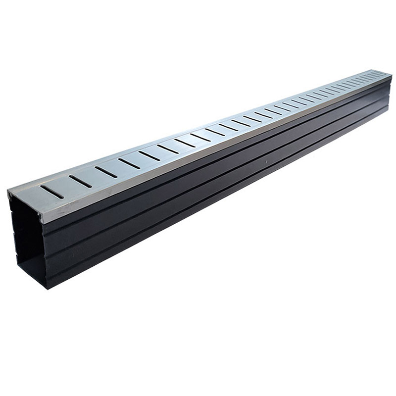 40mm Slimline Channel Aluminium Grate x 1m | Drainage Channel