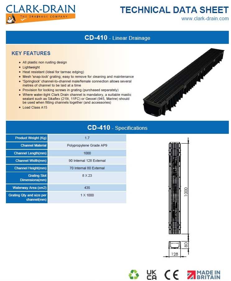 Clark-Drain Shallow Drains | Drainage Channel